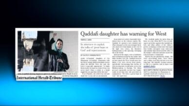 "Aïcha Kadhafi: on va vous manquer" - Dans la presse - France 24