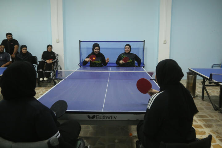 The Bright Side: Iraq's women table tennis athletes chase the ...