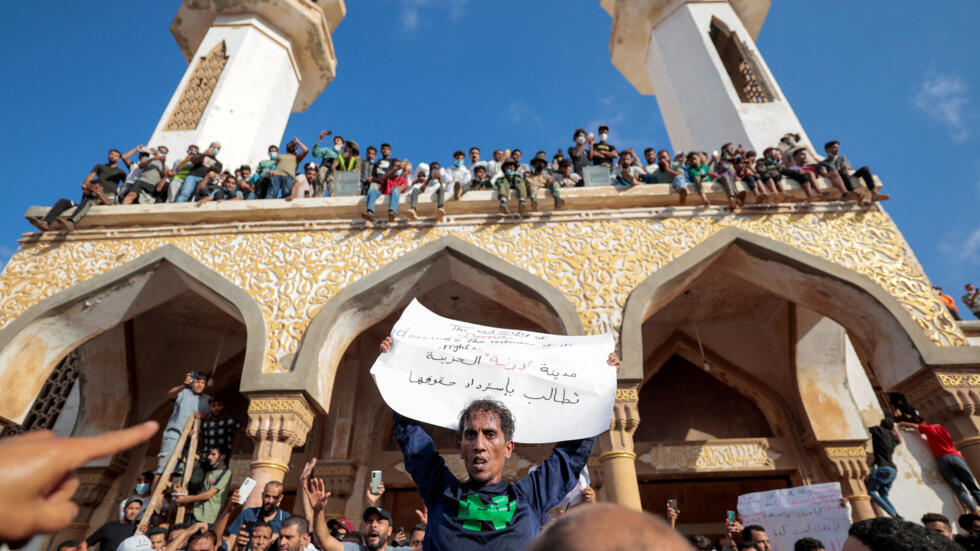 Protests erupt in Libya’s flood-hit Derna as UN flags threat of disease ...