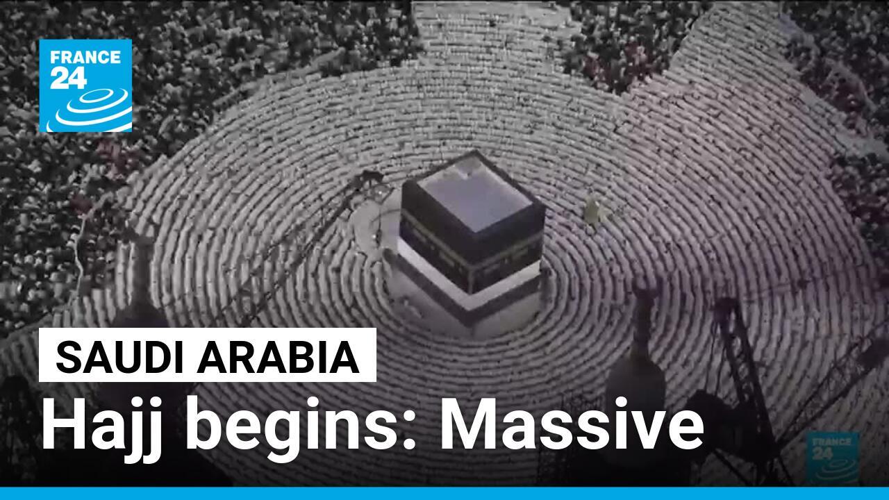 Saudi Arabia-Hajj begins: Massive crowds circle Kaaba as part of annual ...