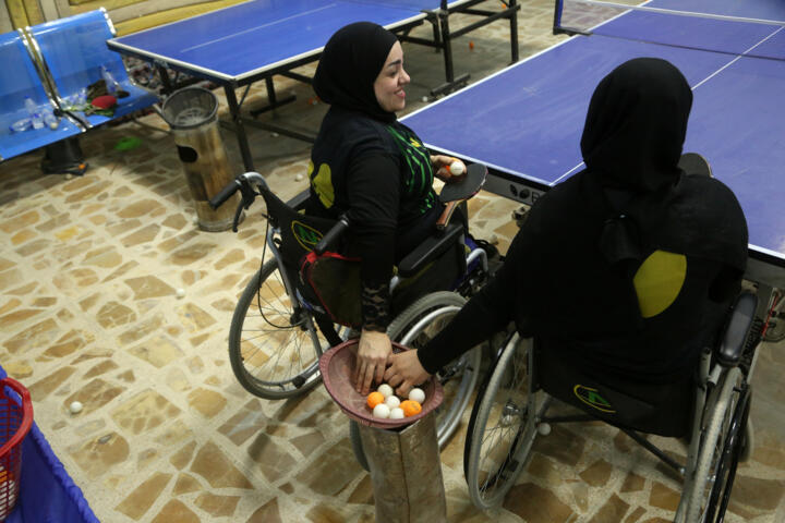 The Bright Side: Iraq's women table tennis athletes chase the ...