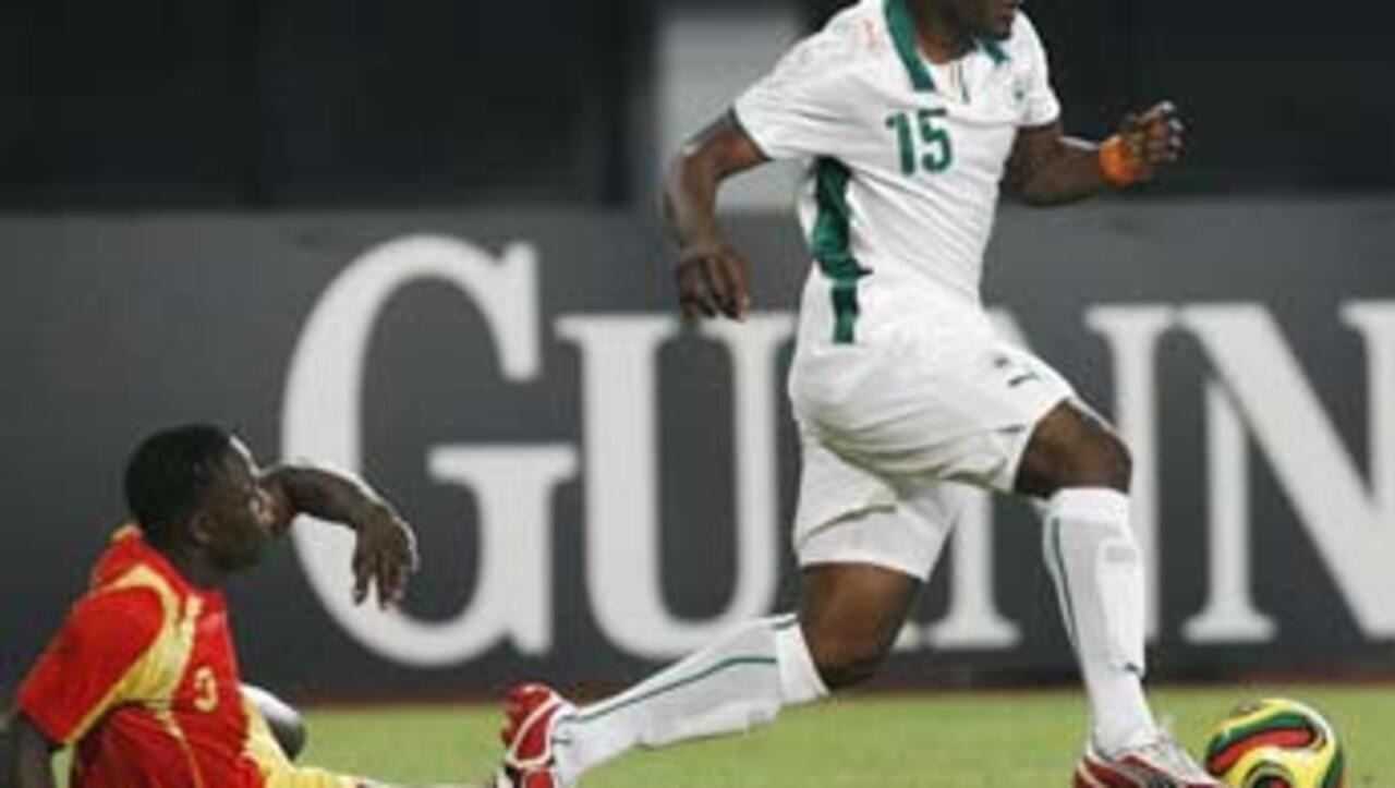 Ivorian 'Elephants' stample Guinea