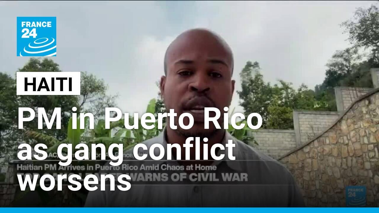 Haitian PM arrives in Puerto Rico after long absence as gang conflict ...