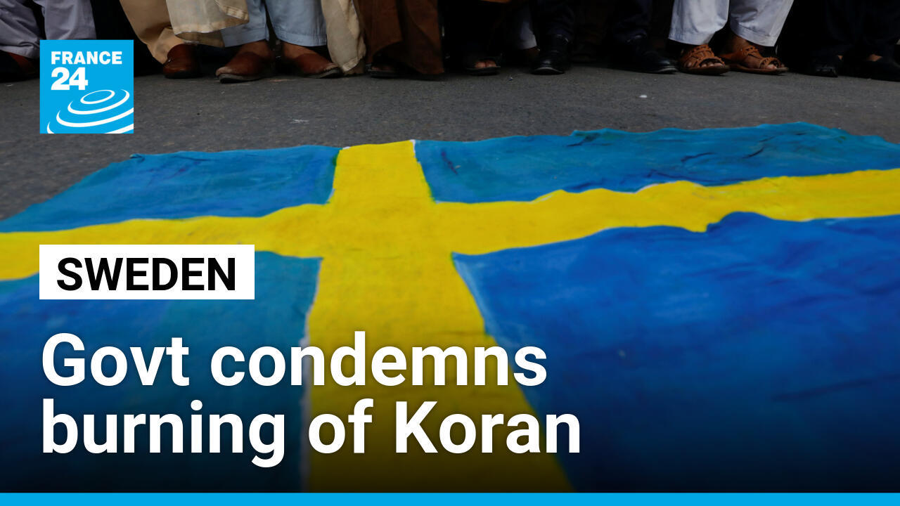 Swedish govt condemns 'Islamophobic' burning of Koran outside Stockholm ...