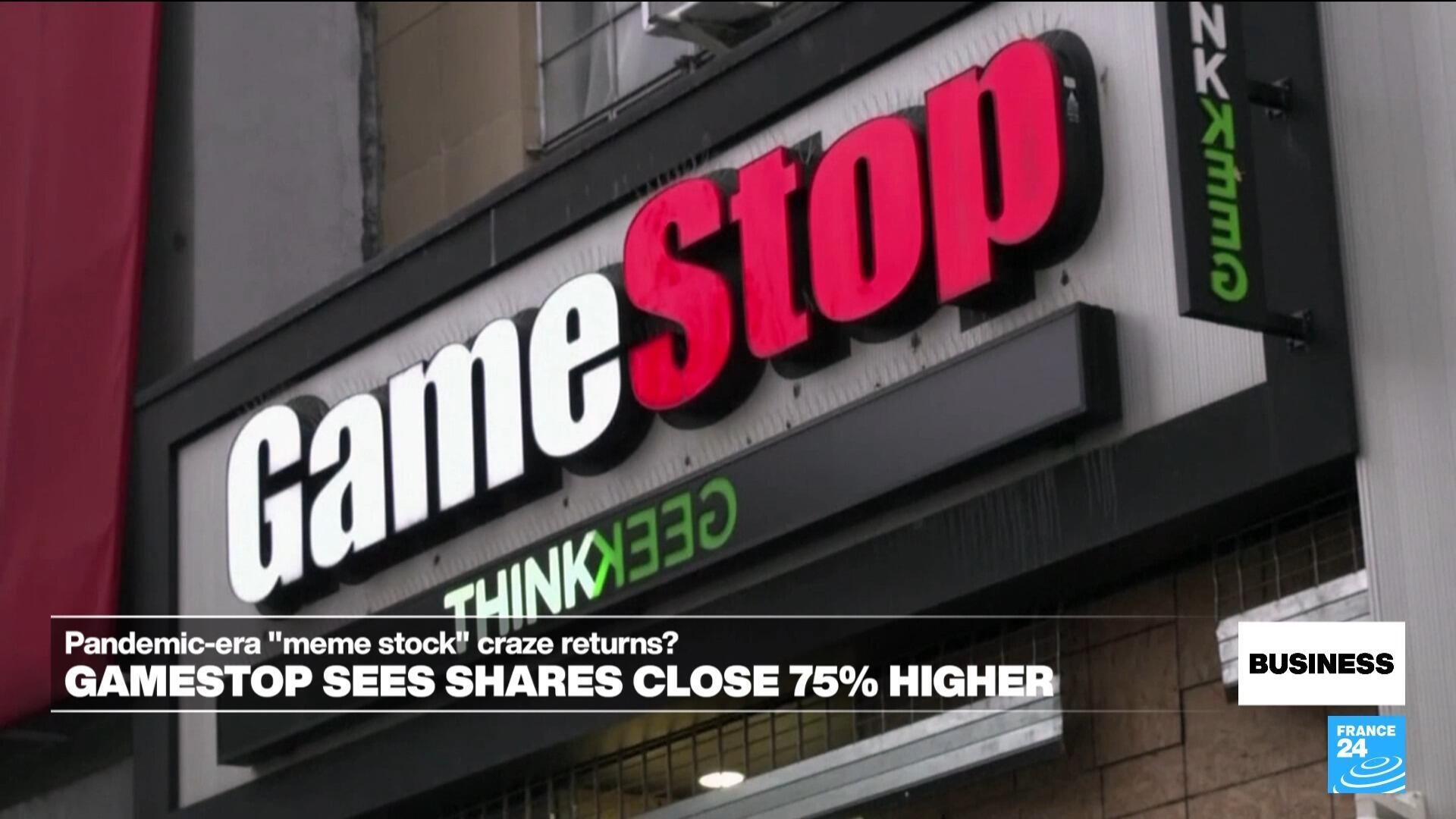 Gamestop ‘meme’ stock sees surge after cryptic social media post - Business
