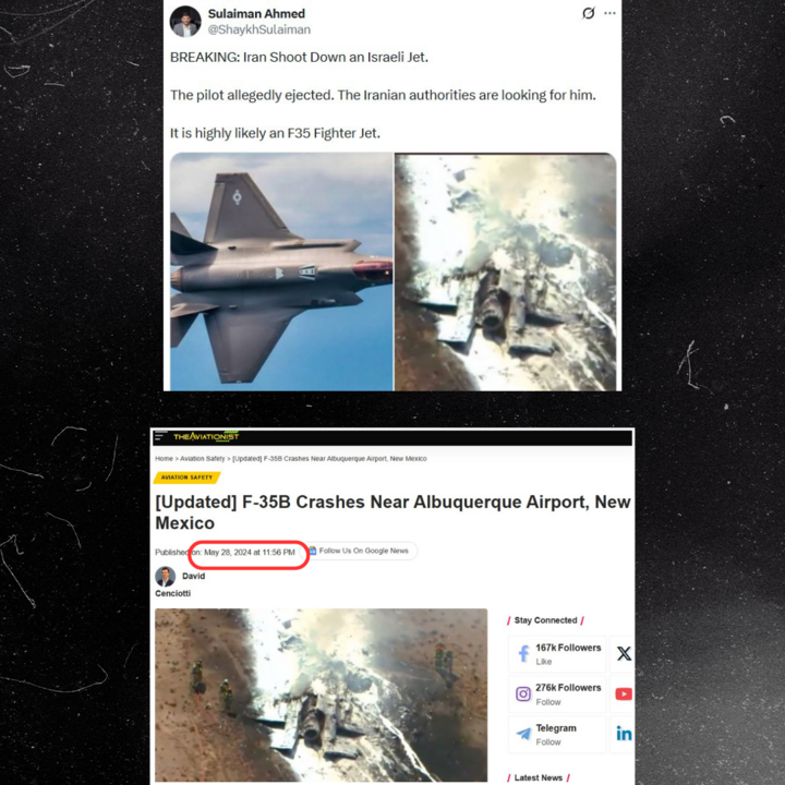 No definite proof for Iran’s claims it shot down Israeli F-35 fighter jets