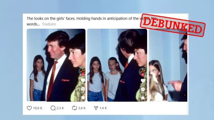 That video said to show Trump selecting a young girl at an Epstein ...