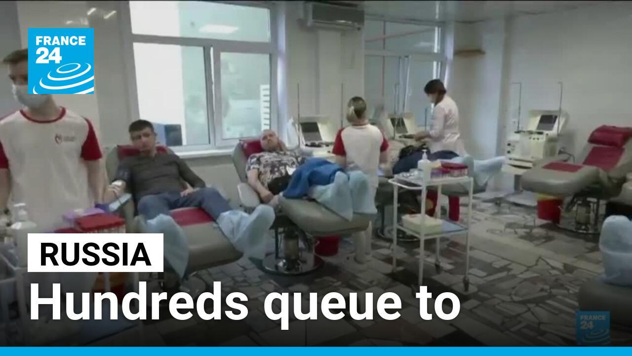 Hundreds queue to donate blood after deadly concert hall attack in ...