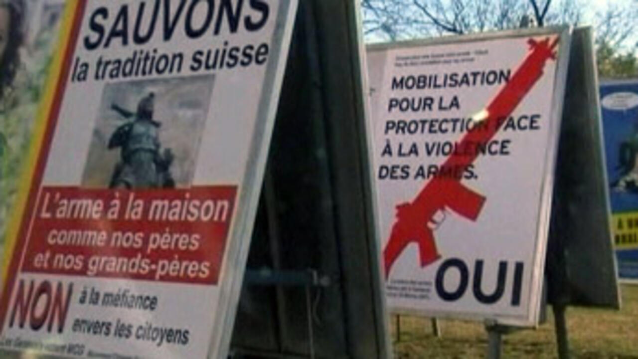 Swiss voters to decide on proposal to tighten gun control