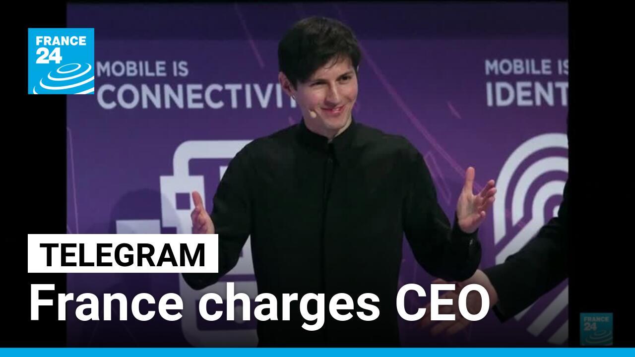 French authorities issue preliminary charges against Telegram messaging ...