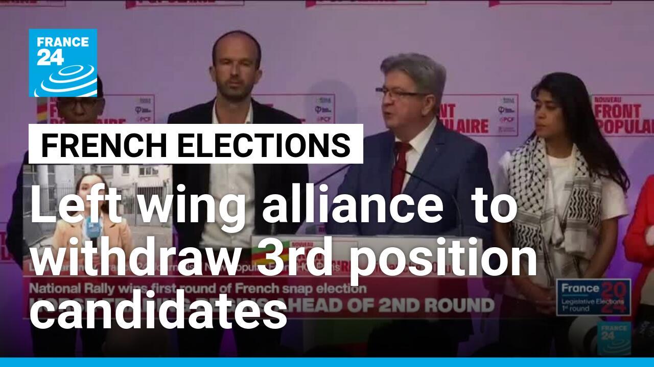 French legislative elections: Left wing alliance NFP to withdraw ...