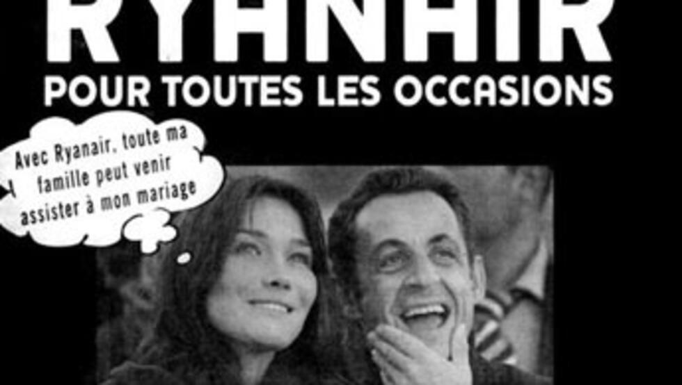 Le couple Sarkozy-Bruni assigne Ryanair