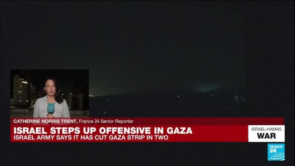 Israeli ground assault has split Gaza into ‘north’ and ‘south ...