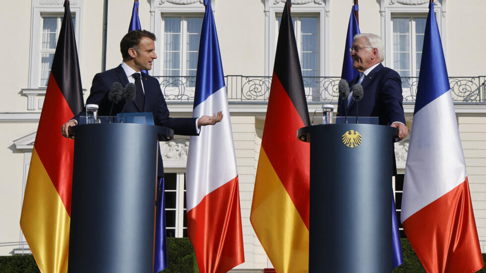 Macron urges defence of democracy on rare state visit to Germany as EU ...