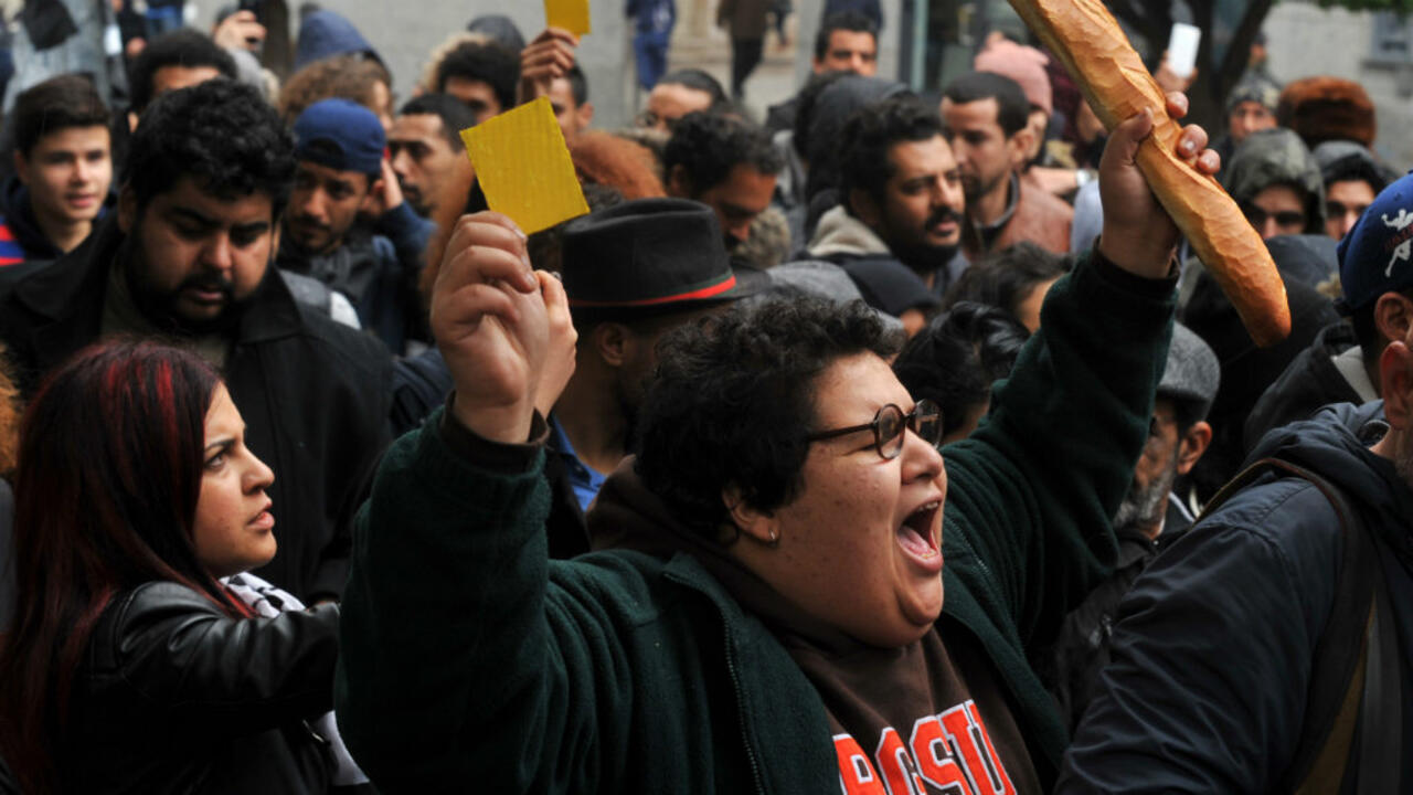 Tunisia protests mark seven years since Arab Spring uprising