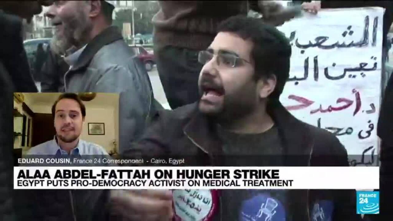 Alaa Abdel-Fattah on hunger strike: Egypt puts pro-democracy activist on medical treatment ...