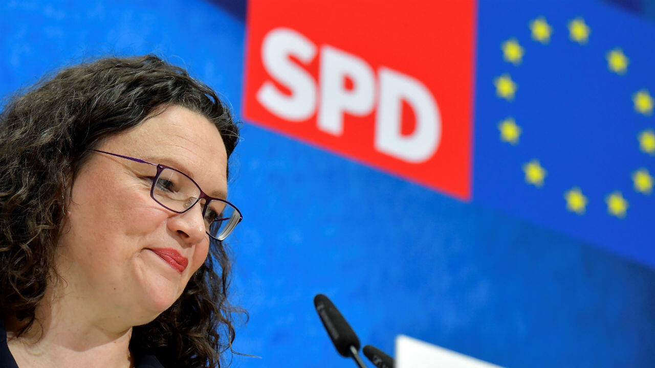 German SPD leader quits in blow to Merkel’s coalition