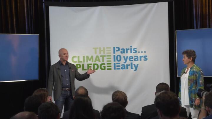 Amazon pledges faster action on carbon footprint - Business