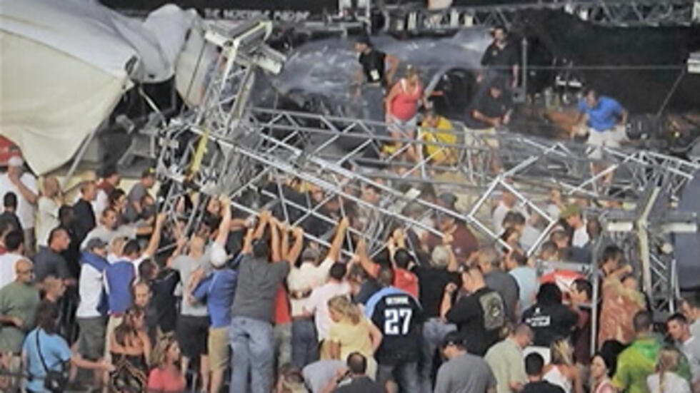 Stage collapses at Indiana State Fair, killing four