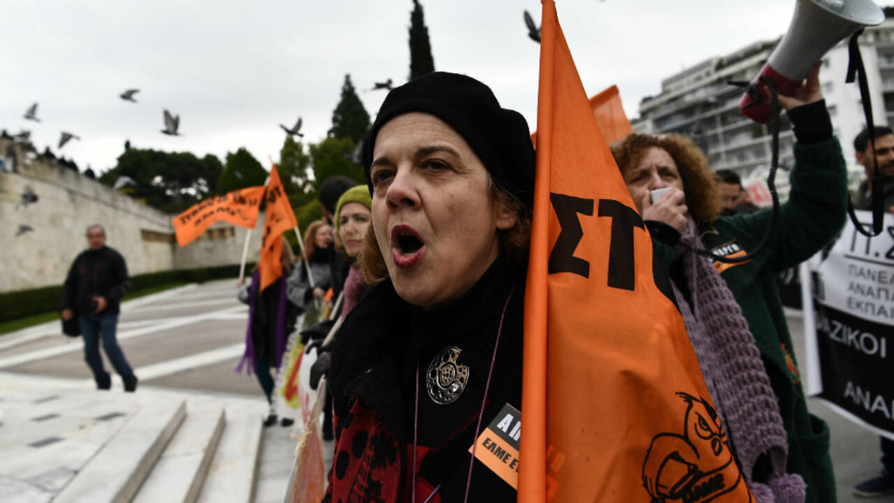 Greek strike over bailout grinds public transport to a halt