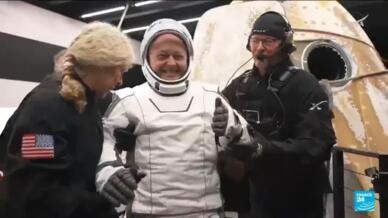 NASA sends fours astronauts back to Earth in first-ever medical ...