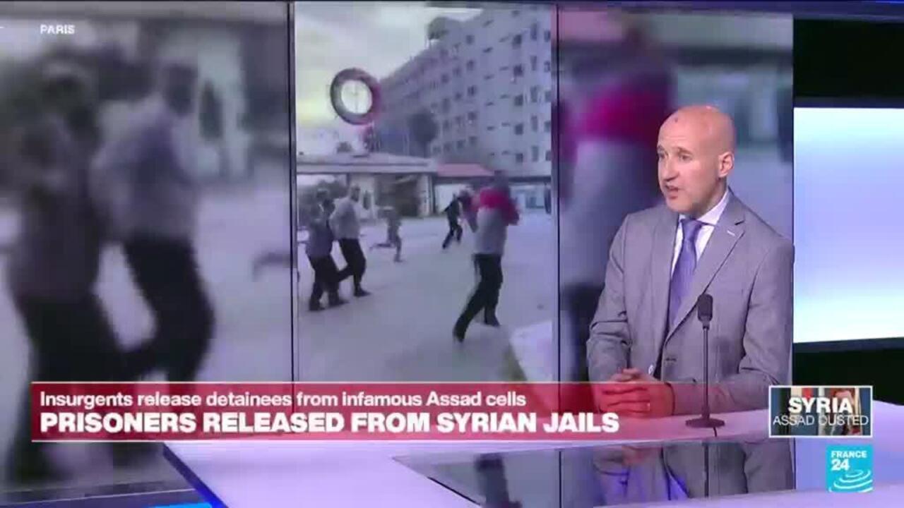 Syrian rebels free prisoners from Assad's notorious dungeons who ...