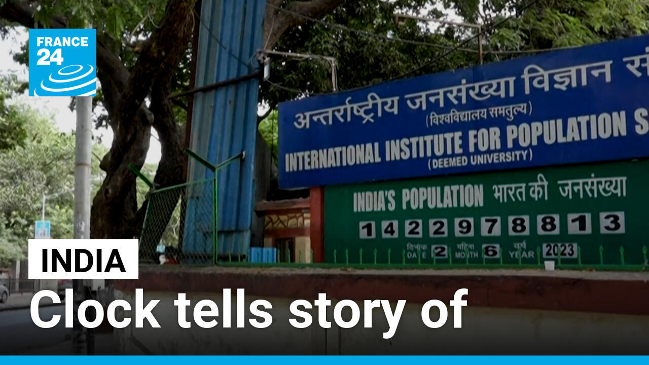Indian clock tells story of most populous nation - France 24