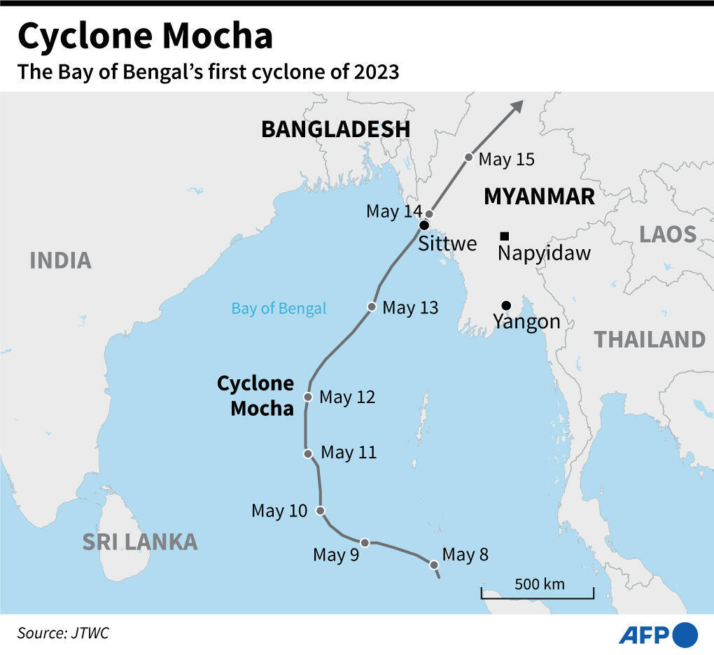 Cyclone Mocha death toll rises to 81 in Myanmar