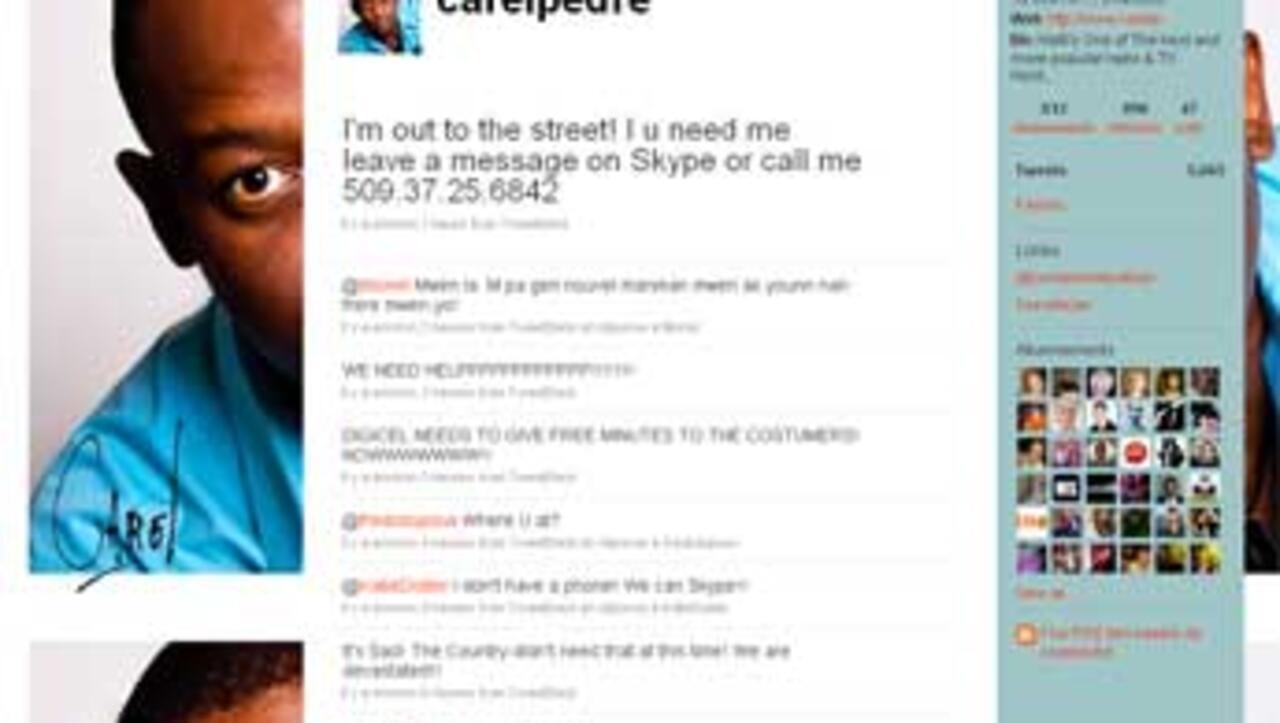 Twitter tells the story of devastation following quake