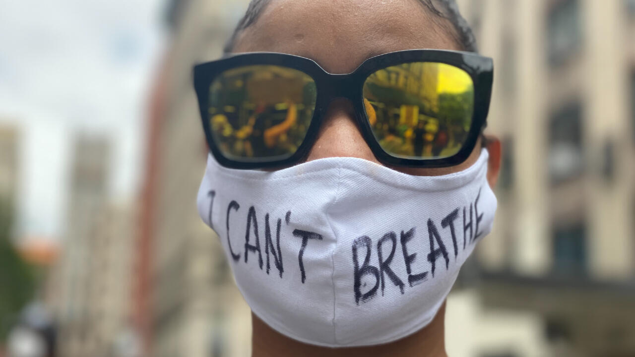 Tens of thousands march against 'systemic racism' in US