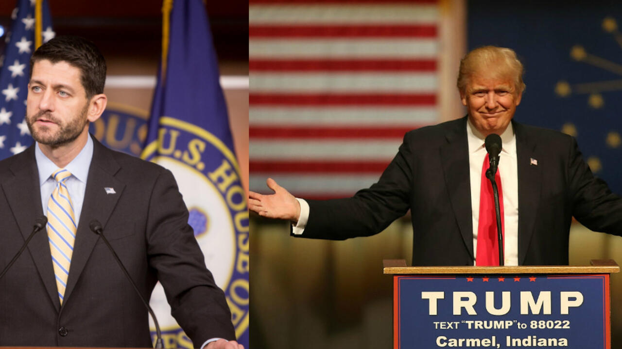 Trump meets with US speaker Ryan in bid to heal Republican rift