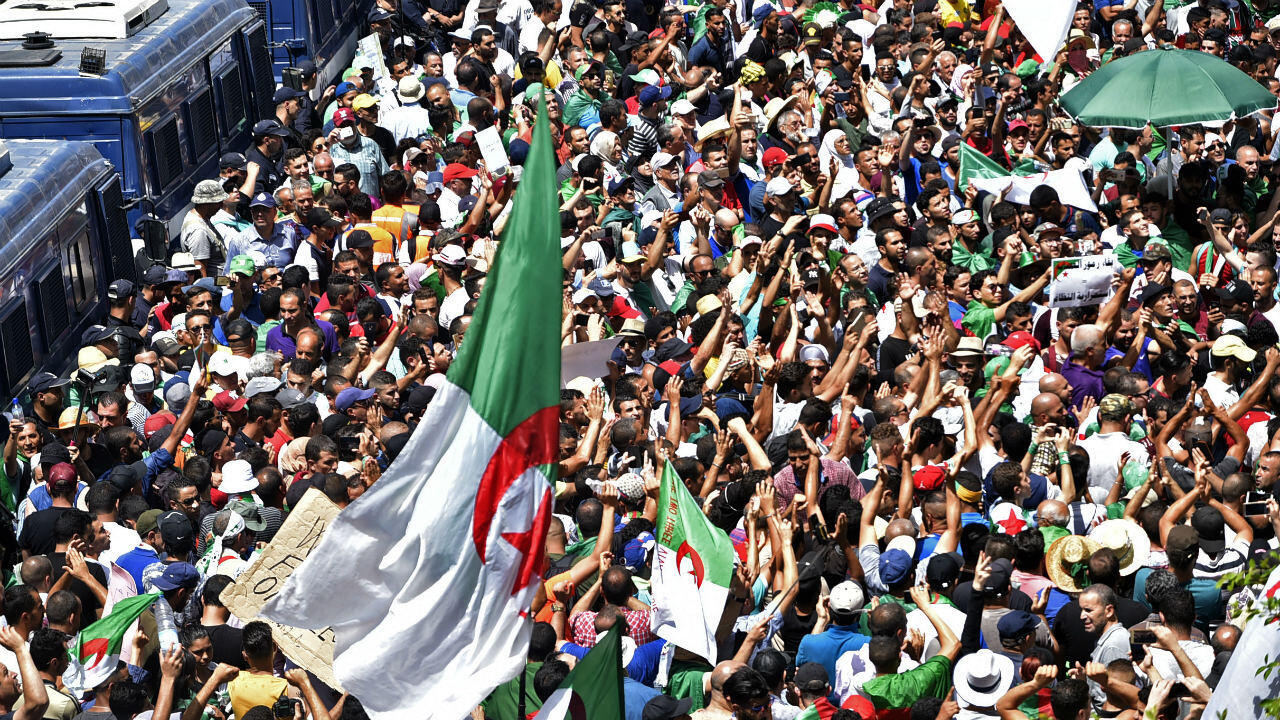 ‘A civilian, not military state’: Algerians stage new major protest
