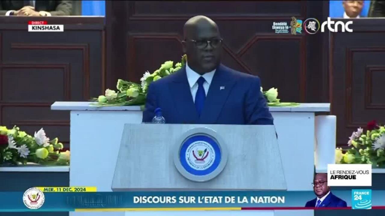 RD Congo : discours sur l'état de la nation de Félix Tshisekedi - France 24
