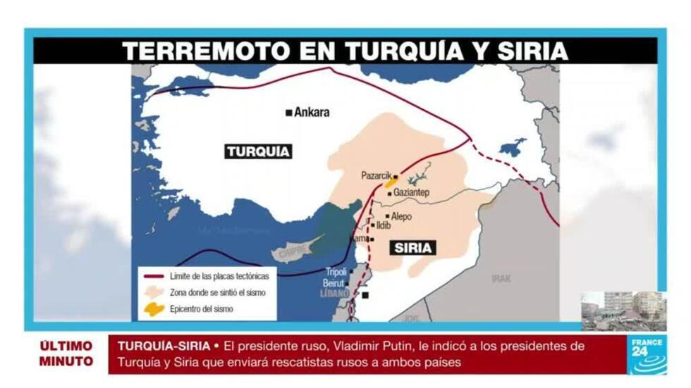 Placa de Anatolia: la falla geológica que provocó el terremoto en Turquía en Siria - France 24