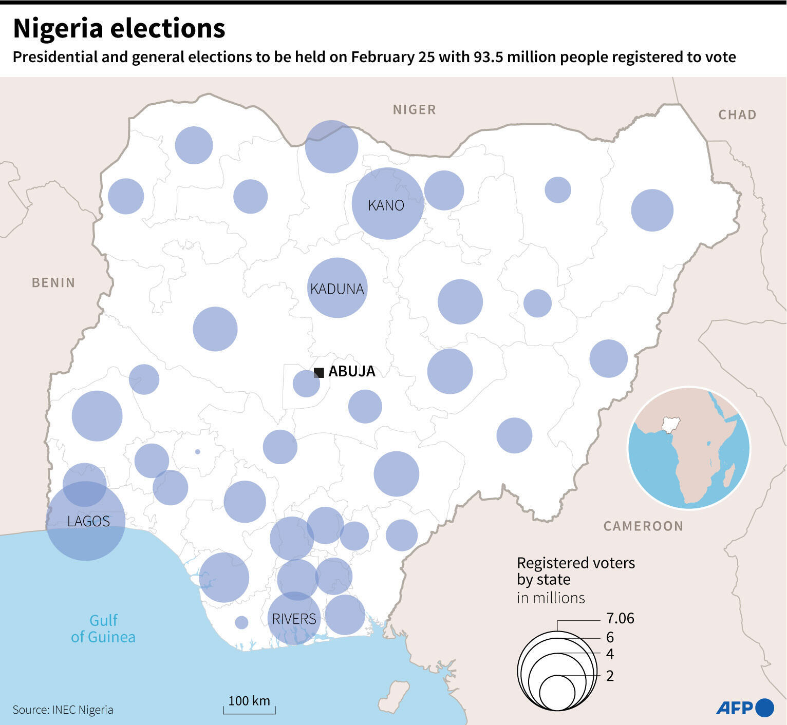 Nigerians vote for new president in tight election hit by delays