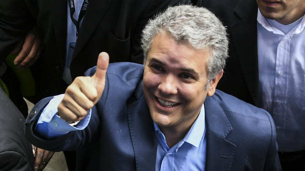 Conservative Duque to face leftist Petro in runoff for Colombia presidency