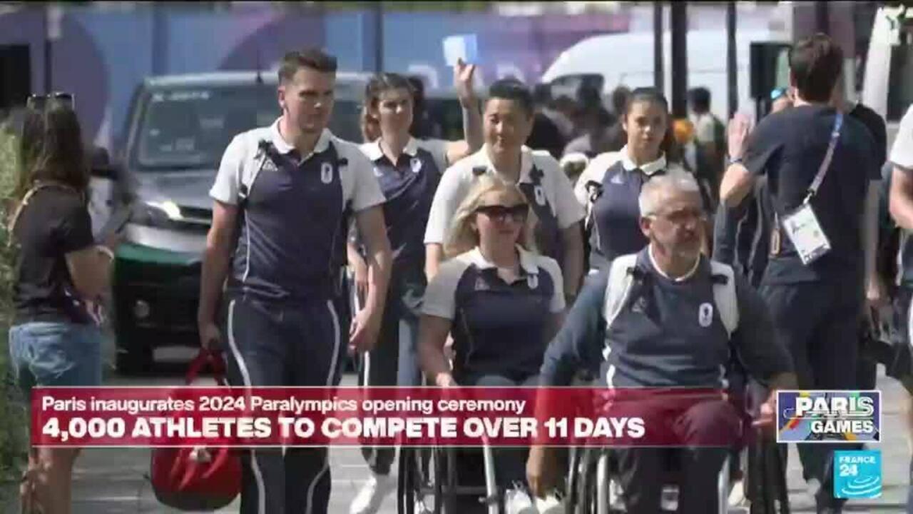 Athletes parade through Paris in spectacular Paralympics opening ...