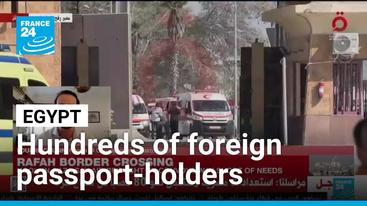 Hundreds of foreign passport-holders leave Gaza for Egypt through Rafah ...
