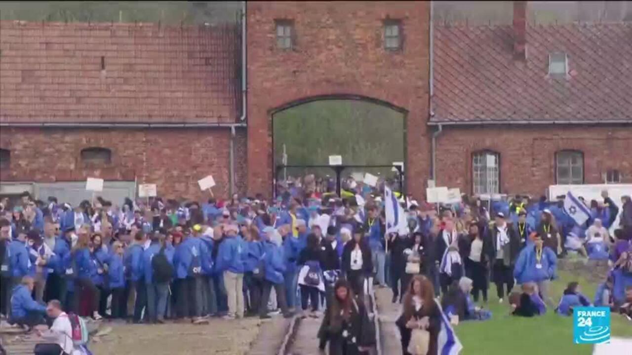 Auschwitz march held ahead of 80th Warsaw ghetto anniversary - France 24