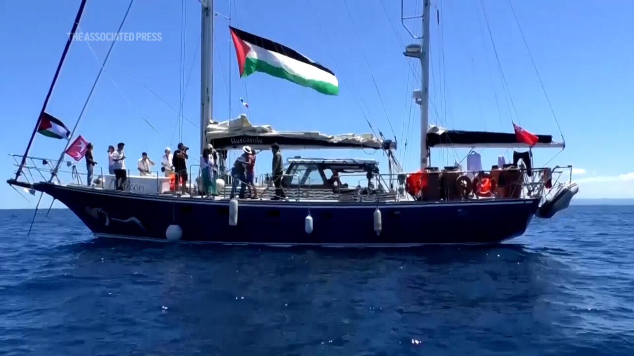Gaza : le voilier de la Coalition de la flottille pour la liberté ...