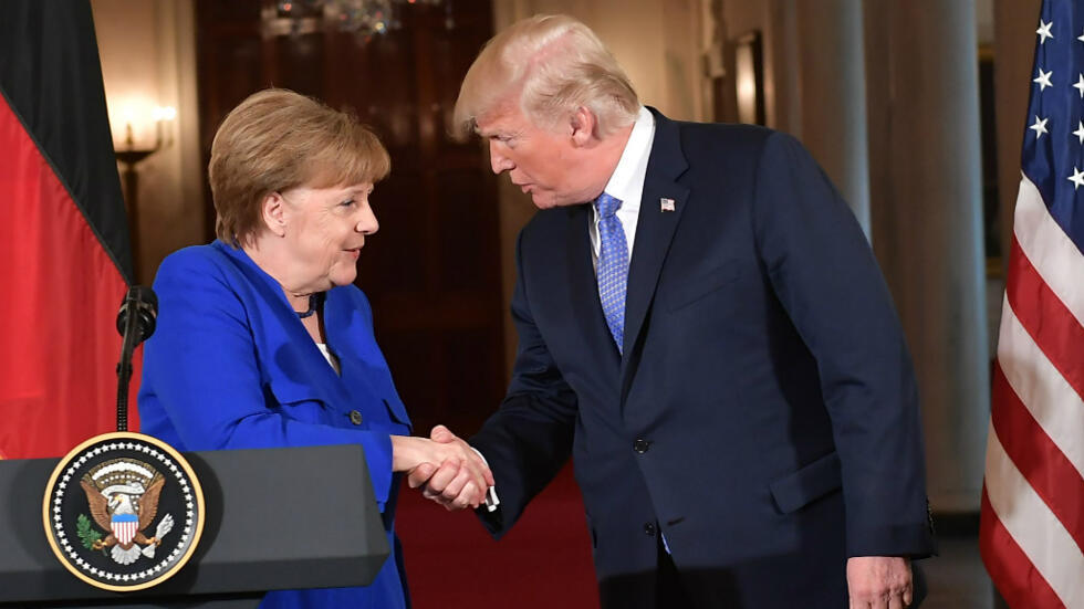 Trump and Merkel hold cordial meeting, but no apparent movement on Iran