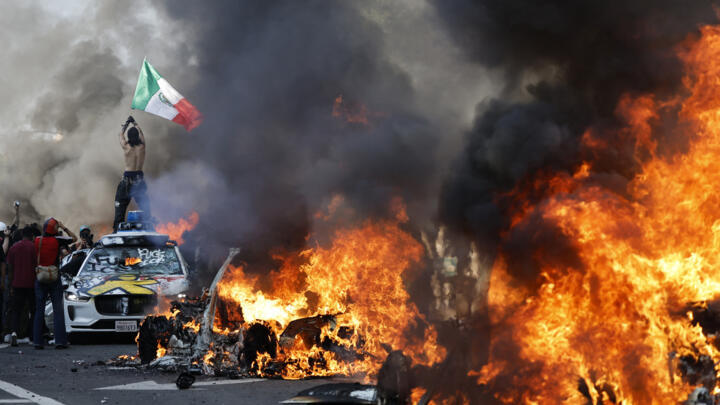 LA immigration raid protests intensify after Trump deploys National Guard