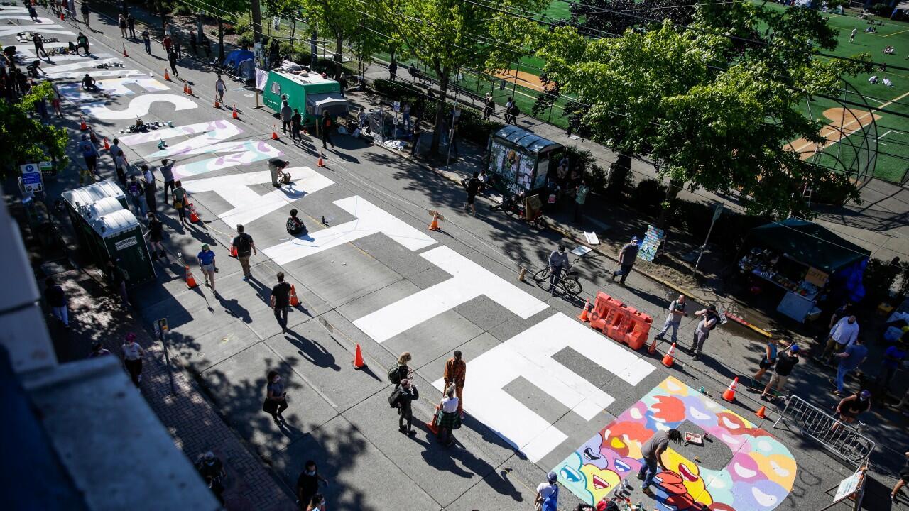 'CHAZ', la "zona autónoma" y sin policías en Seattle que Trump pide ...