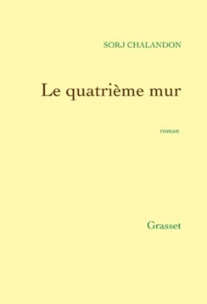 Le Goncourt des lycéens pour "Le quatrième mur" de Sorj Chalandon
