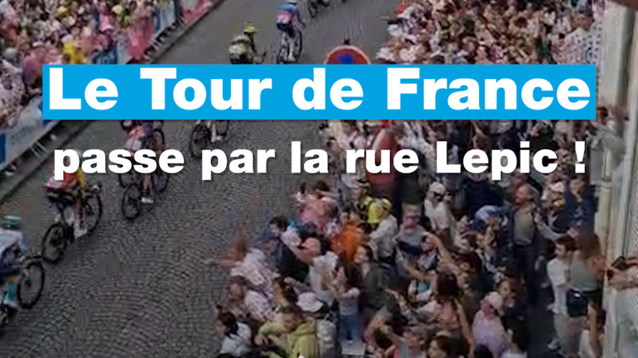 Le Tour de France passe par la rue Lepic ! - France 24
