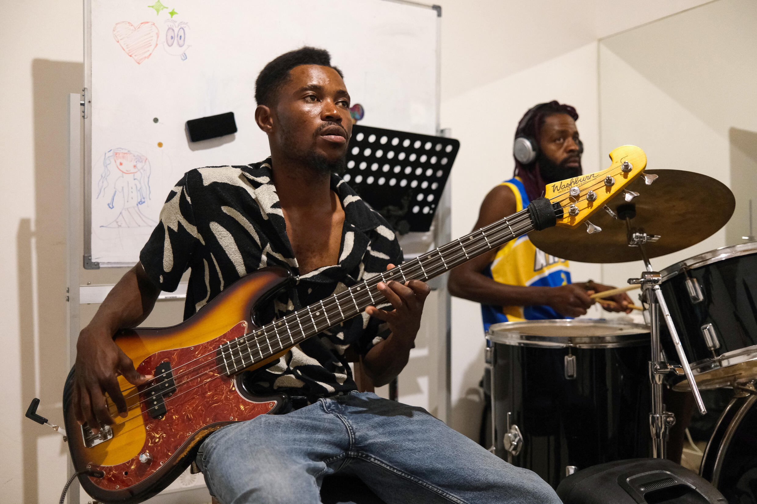 Music gives hope to African asylum seekers in Cyprus
