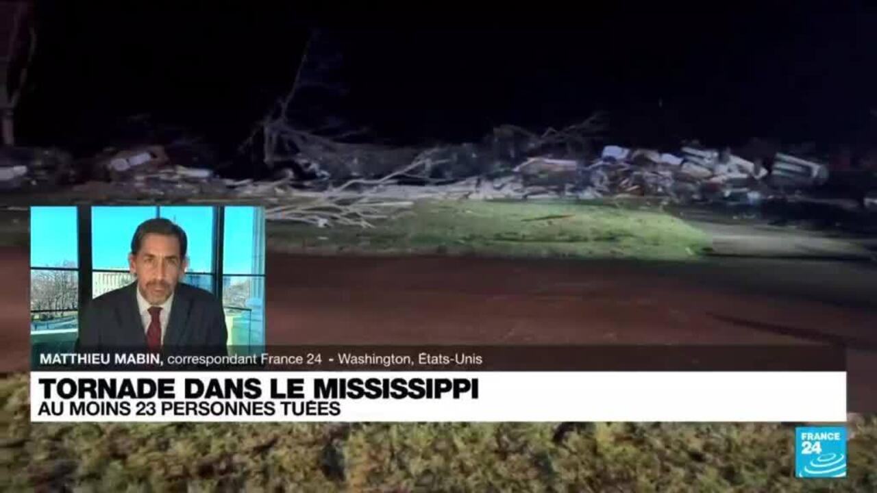 Au moins 23 morts dans le Mississippi après des tornades - France 24