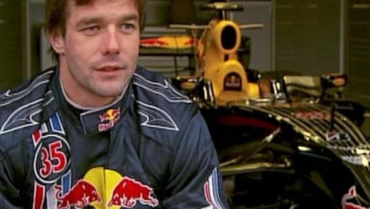 Sébastien Loeb se teste au volant d'une Formule 1