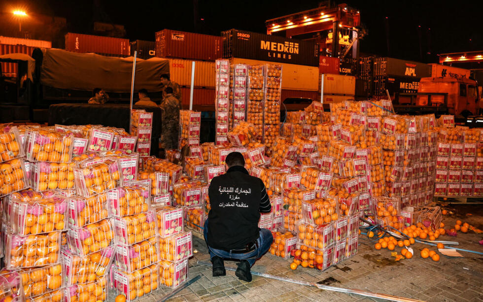Lebanon seizes Captagon shipment in fake oranges