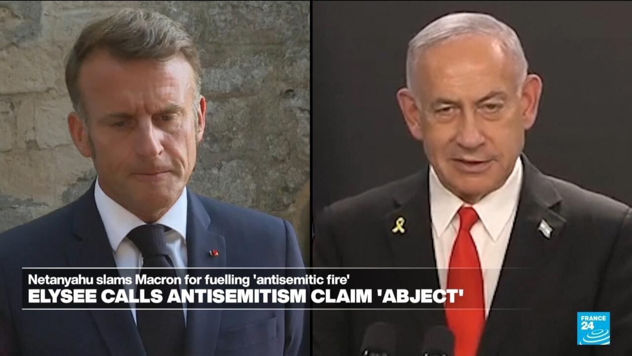 French presidency says Netanyahu's anti-semitism claim is 'abhorrent ...